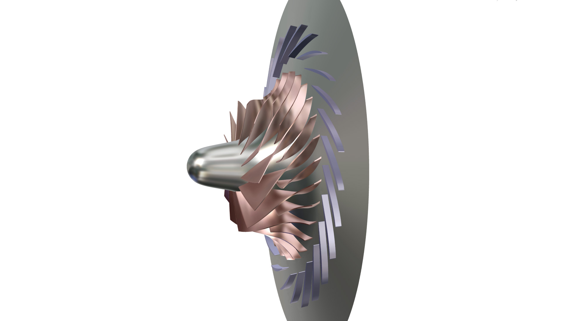Radialverdichter SRV4 - NUMECA