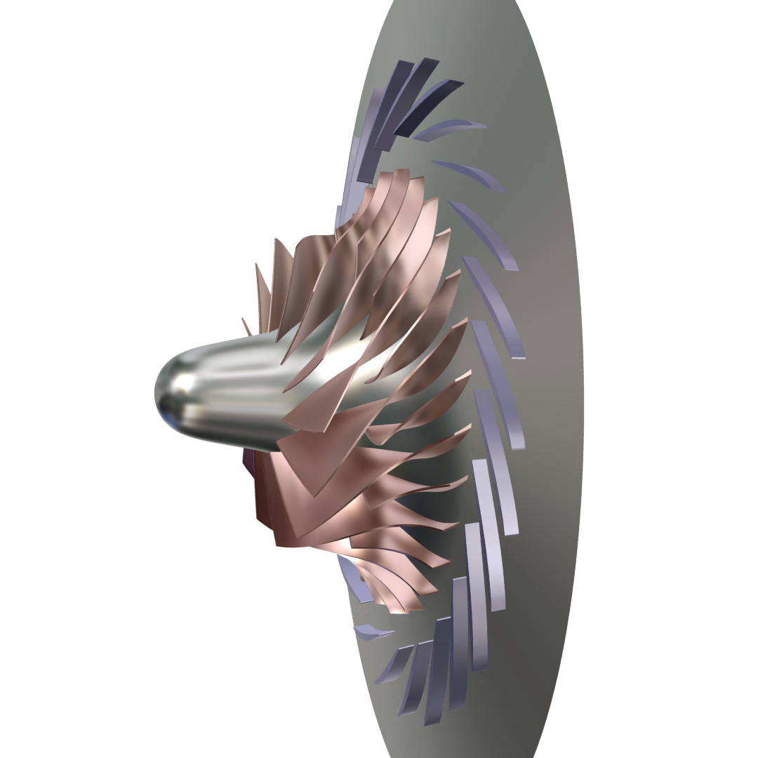 Radialverdichter SRV4 - NUMECA